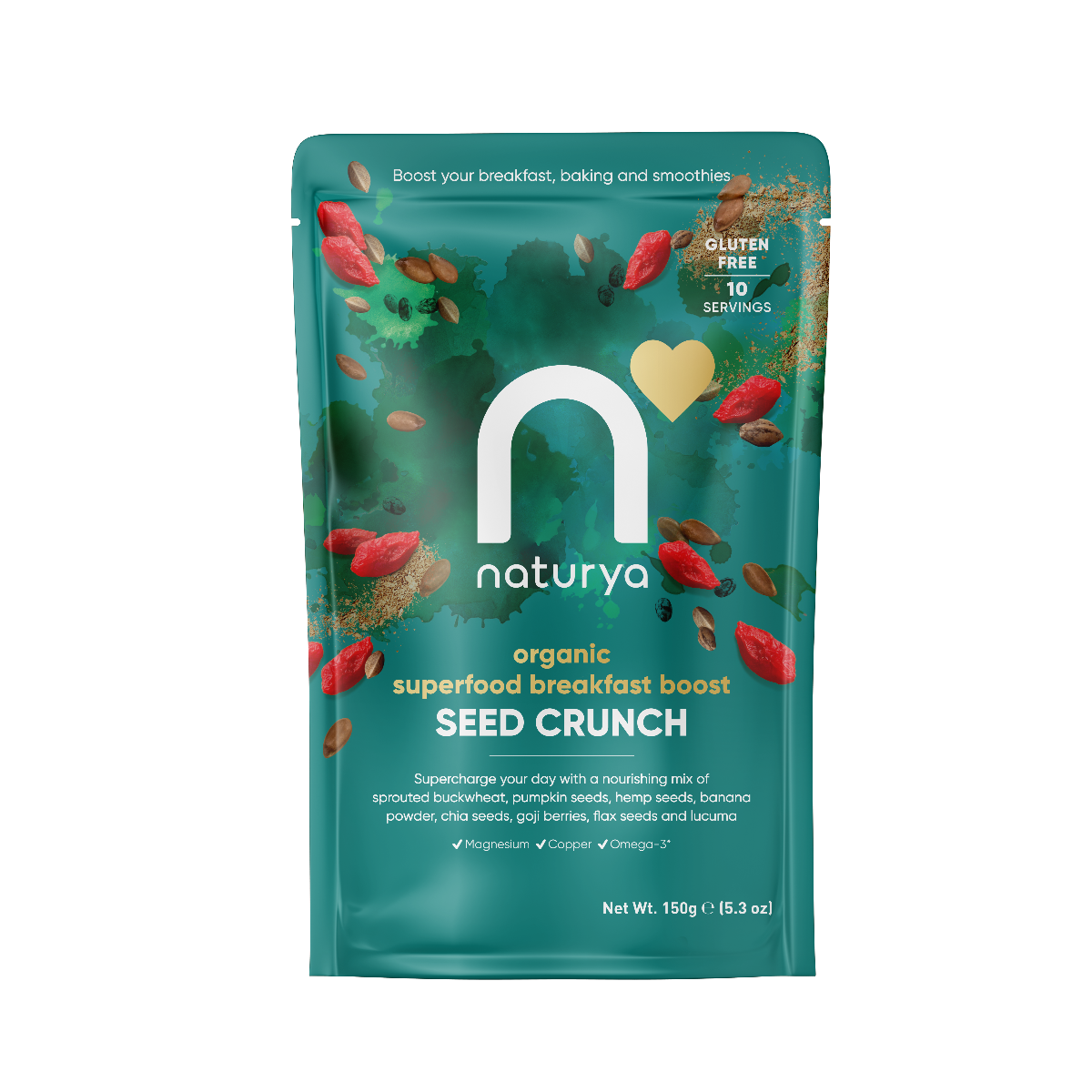 Superfood Breakfast Boost Seed Crunch - Naturya | GymBeam.pl