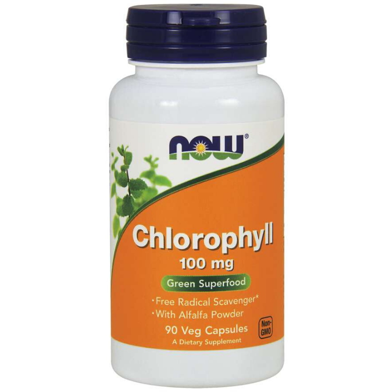 Chlorofil 100 mg - NOW Foods | GymBeam.pl